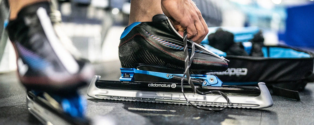 Speed Skating material expert Hans Gijsen tested the new Cadomotus top ...