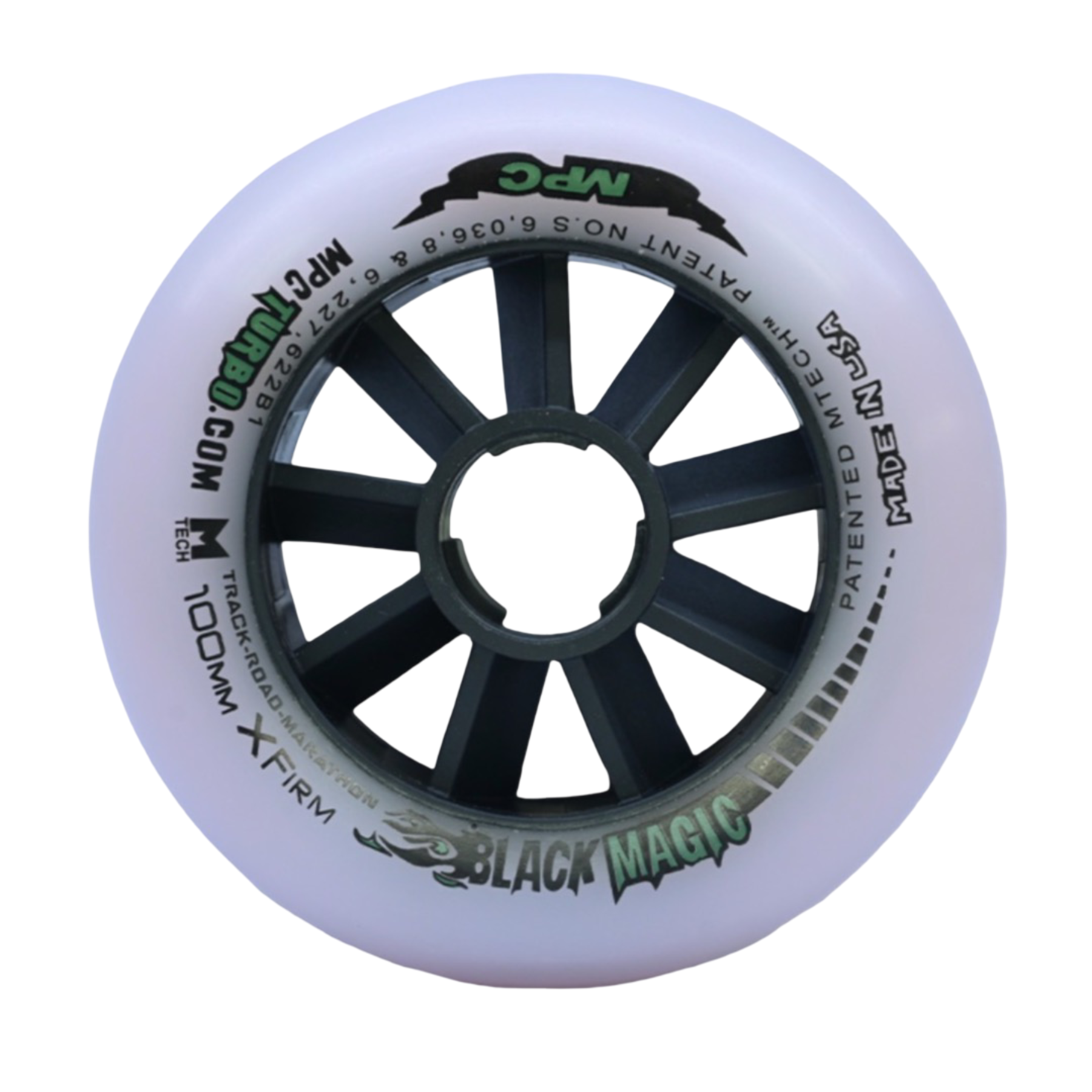 MPC Black Magic Speed Wheel 100mm 8PK (Made In USA) – Recto Skates